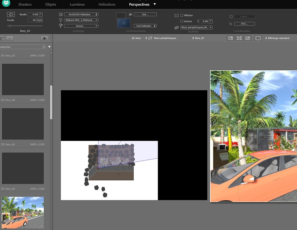 Problème d'affichage vue 2D - Artlantis - Forums Studio Base 2